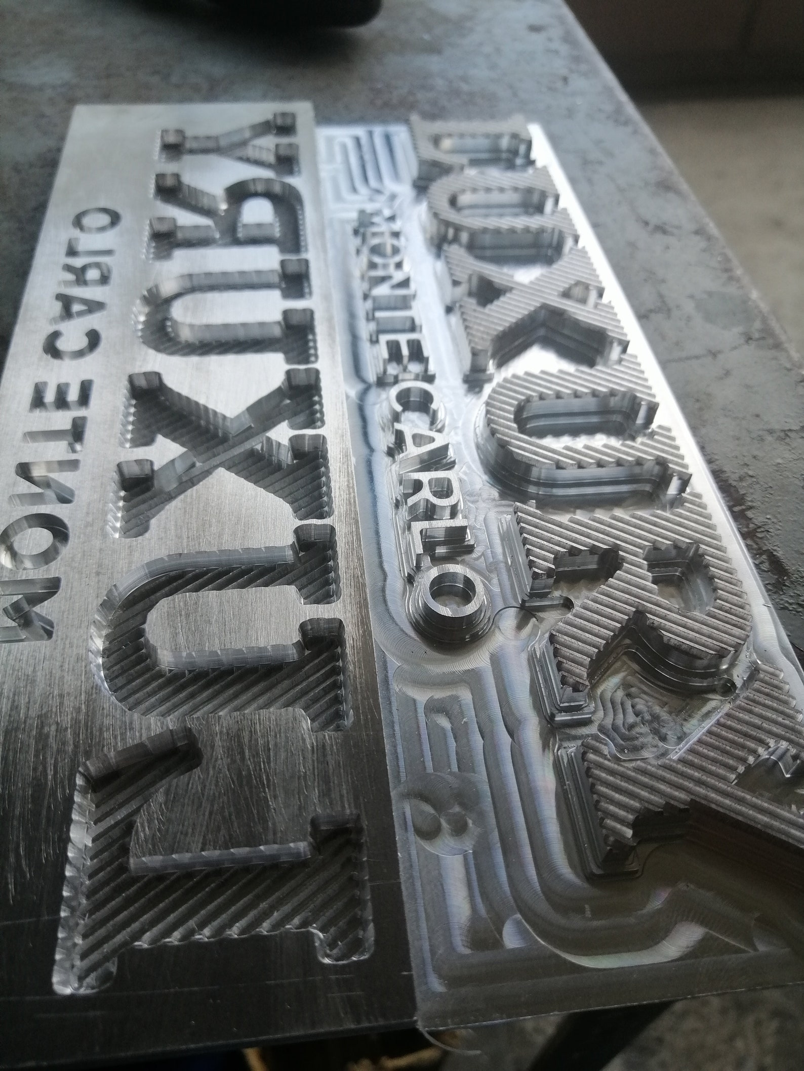 Aluminum Mold... Embossing Work With Press Machine for Fabric Textile ...