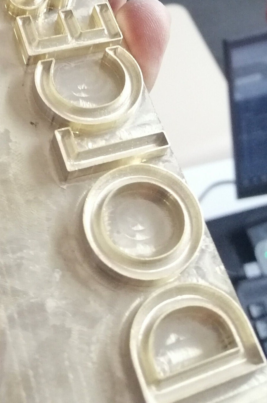 Brass Mold... 3D Effect TPU Heat Transfer Clothing Labels, High ...