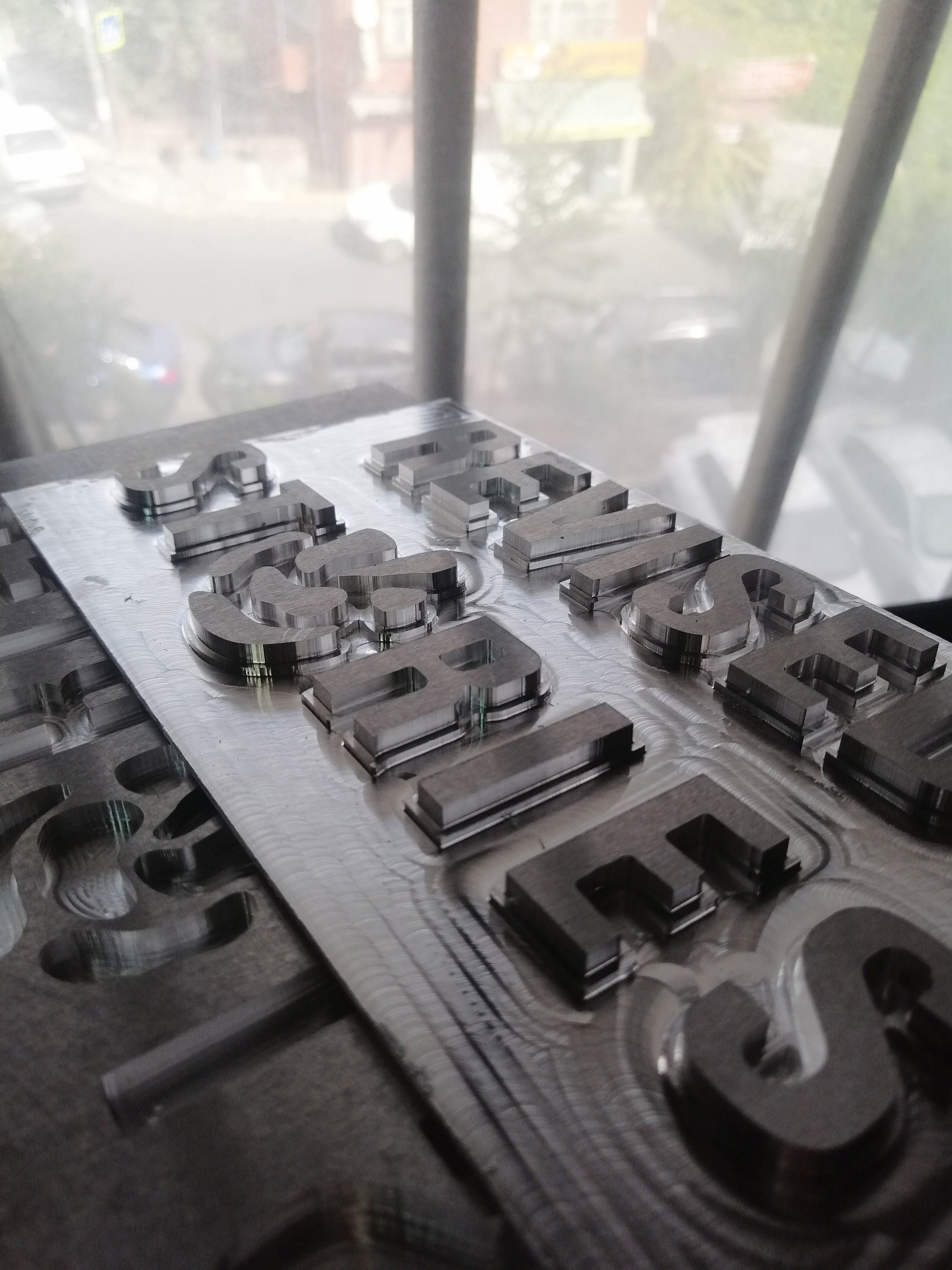 Aluminum Mold... Embossing Work With Press Machine for Fabric Textile ...