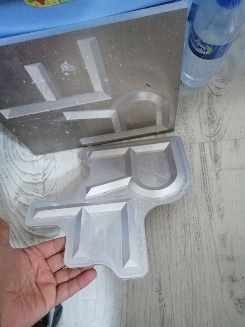 Aluminum Mold... Embossing Work With Press Machine for Fabric Textile ...
