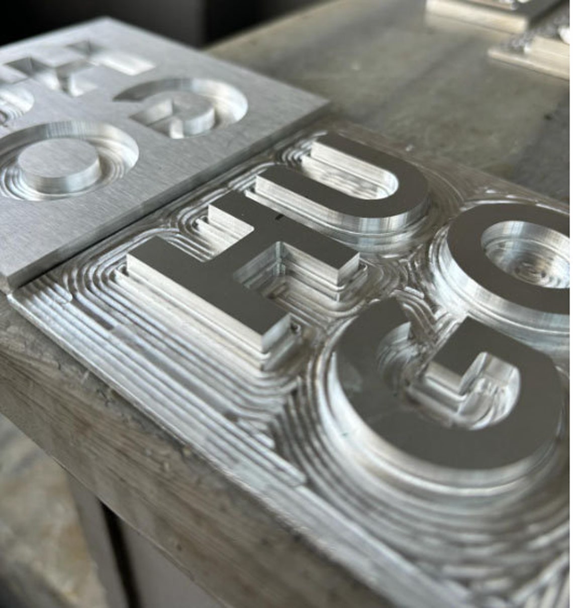 Aluminum Mold... Embossing Work With Press Machine for Fabric Textile ...