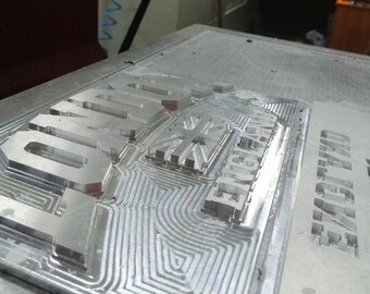 Aluminum Mold... Embossing Work With Press Machine for Fabric Textile ...