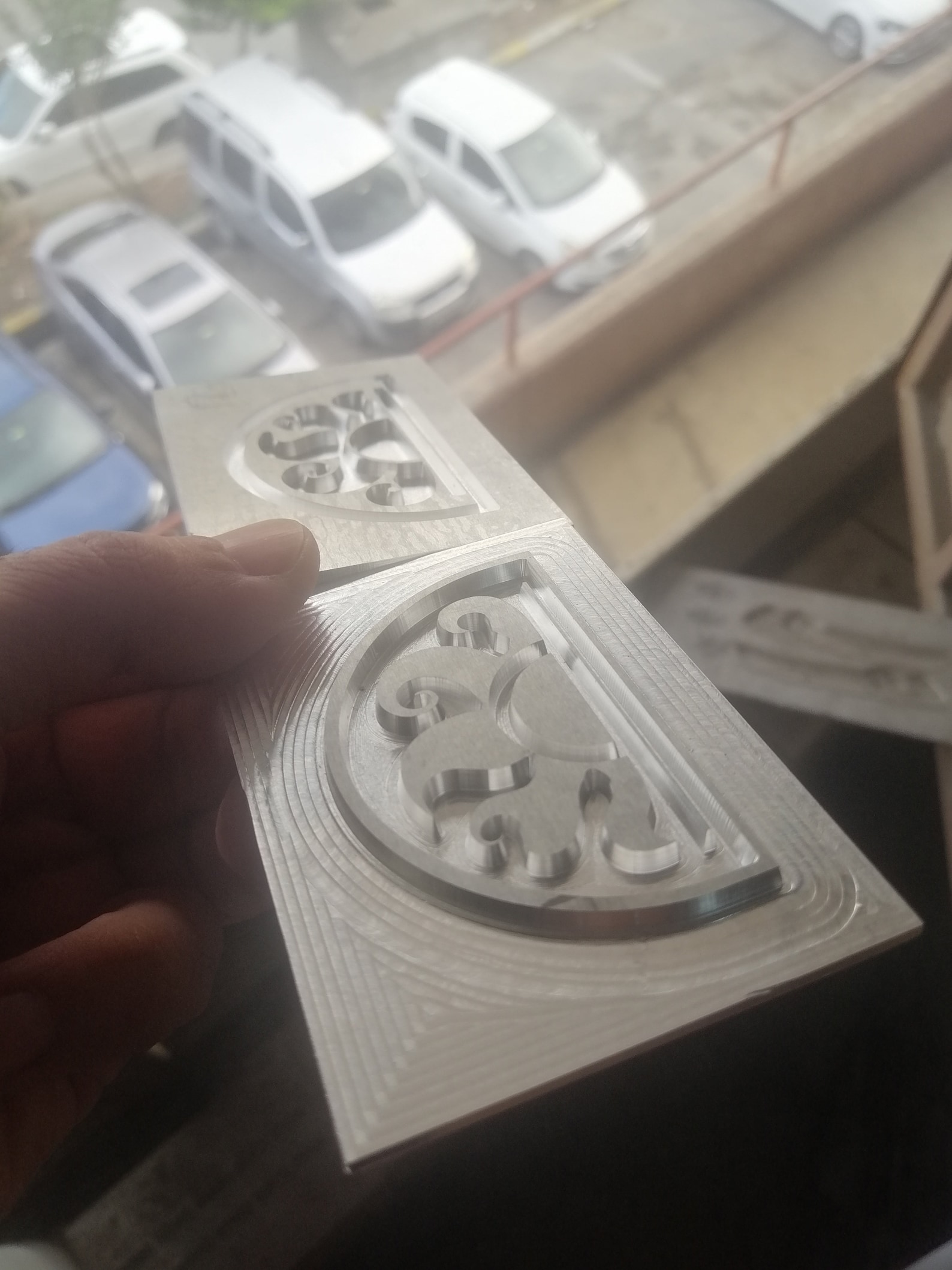 Aluminum Mold... Embossing Work With Press Machine for Fabric Textile ...