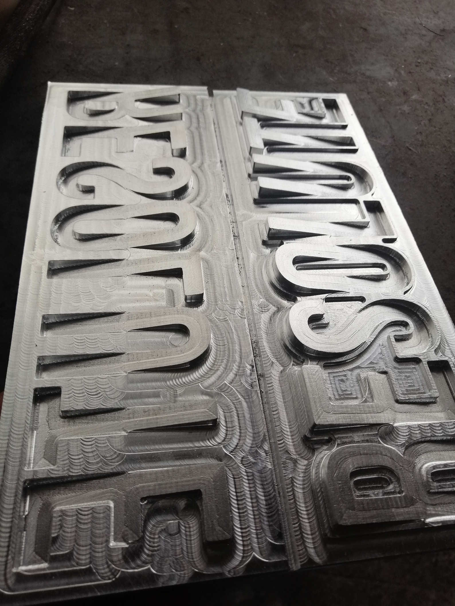 Aluminum Mold... Embossing Work With Press Machine for Fabric Textile ...