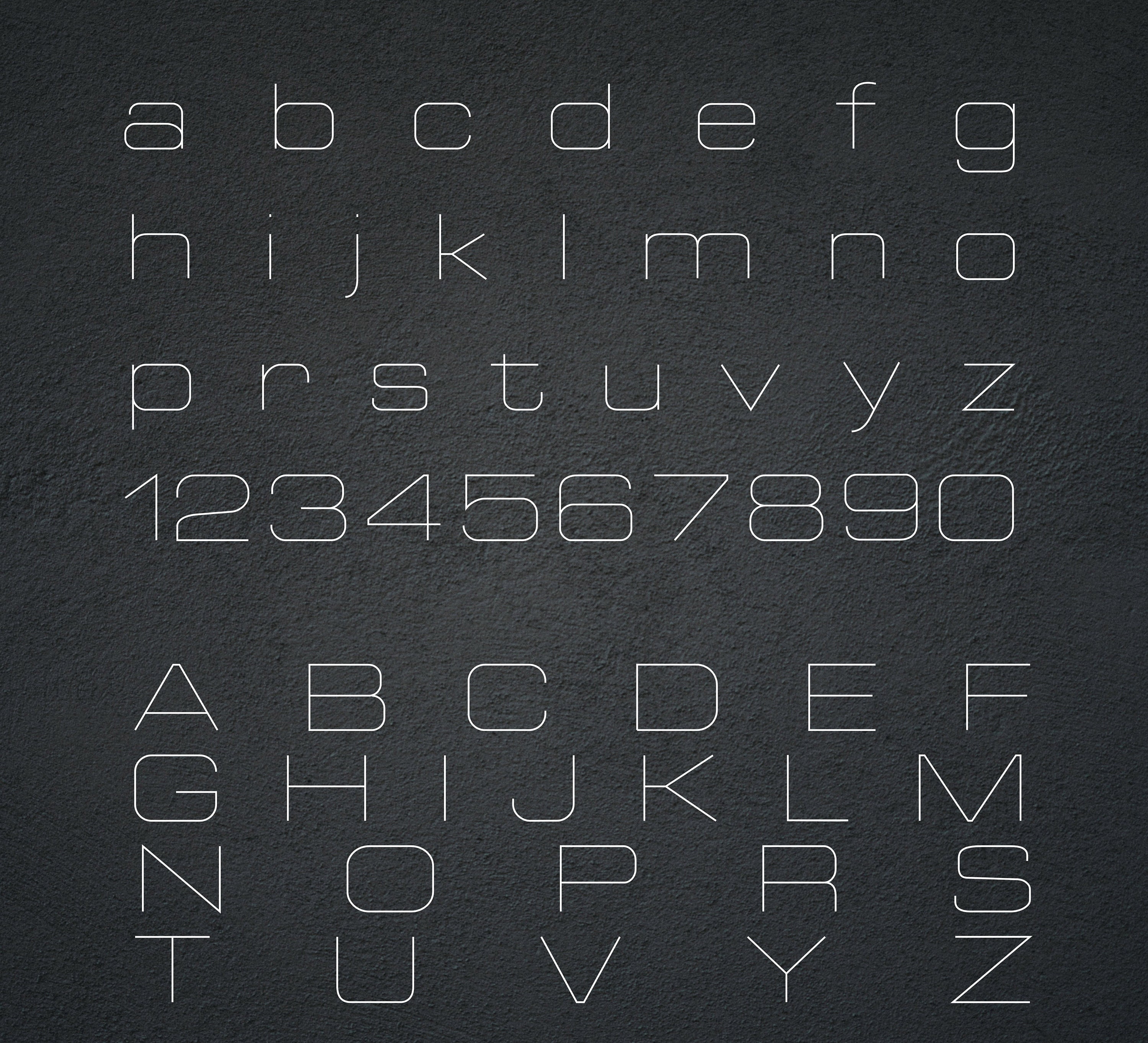 Square721 Line Font, Single Line Center - Etsy