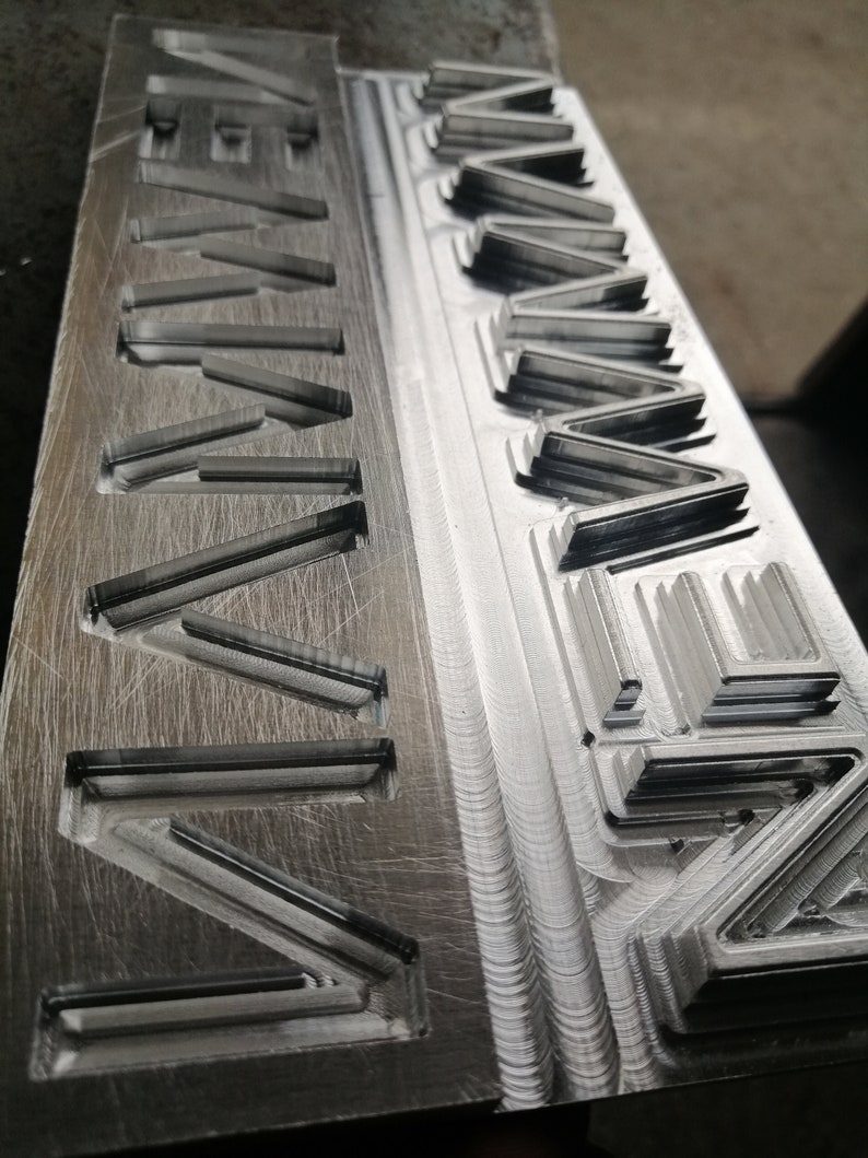 Aluminum Mold... Embossing Work With Press Machine for Fabric Textile ...