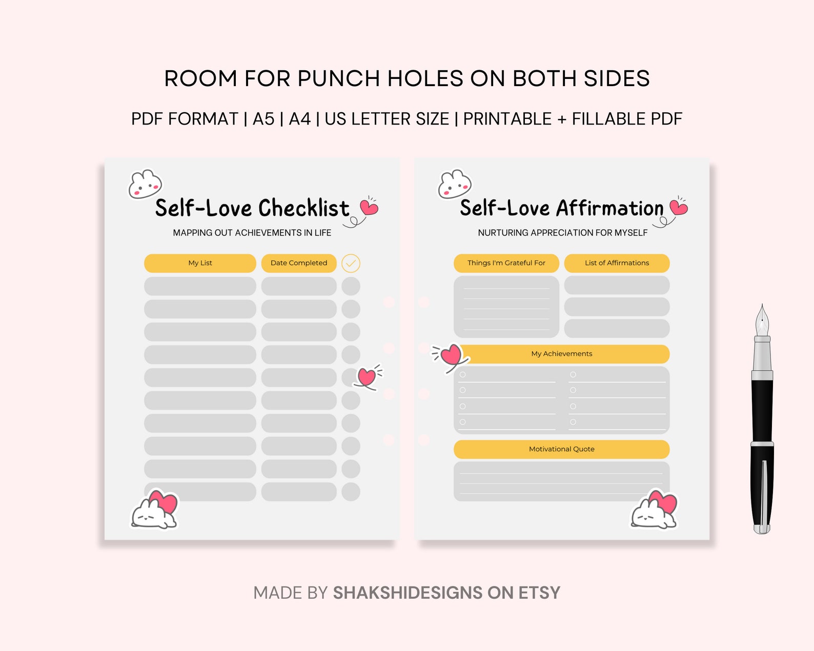 Buy Self-love Club Printable Journal: Journey to Loving Yourself Online ...