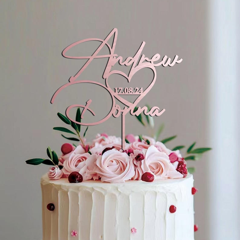 Boho Wedding Cake Topper,cake Topper for Weddings,wedding Cake Topper ...