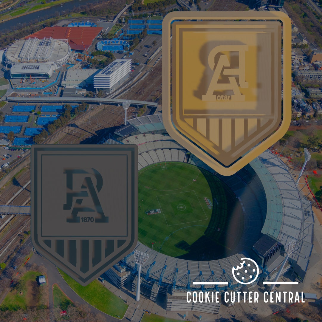 AFL Port Adelaide Logo Cookie Cutter and Embosser 7.2cm X 5.4cm - Etsy