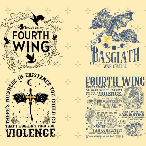 Dragon Rider Fourth Wing Png - Etsy