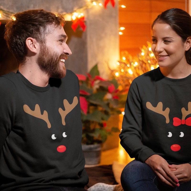 Reindeer Sweater - Etsy