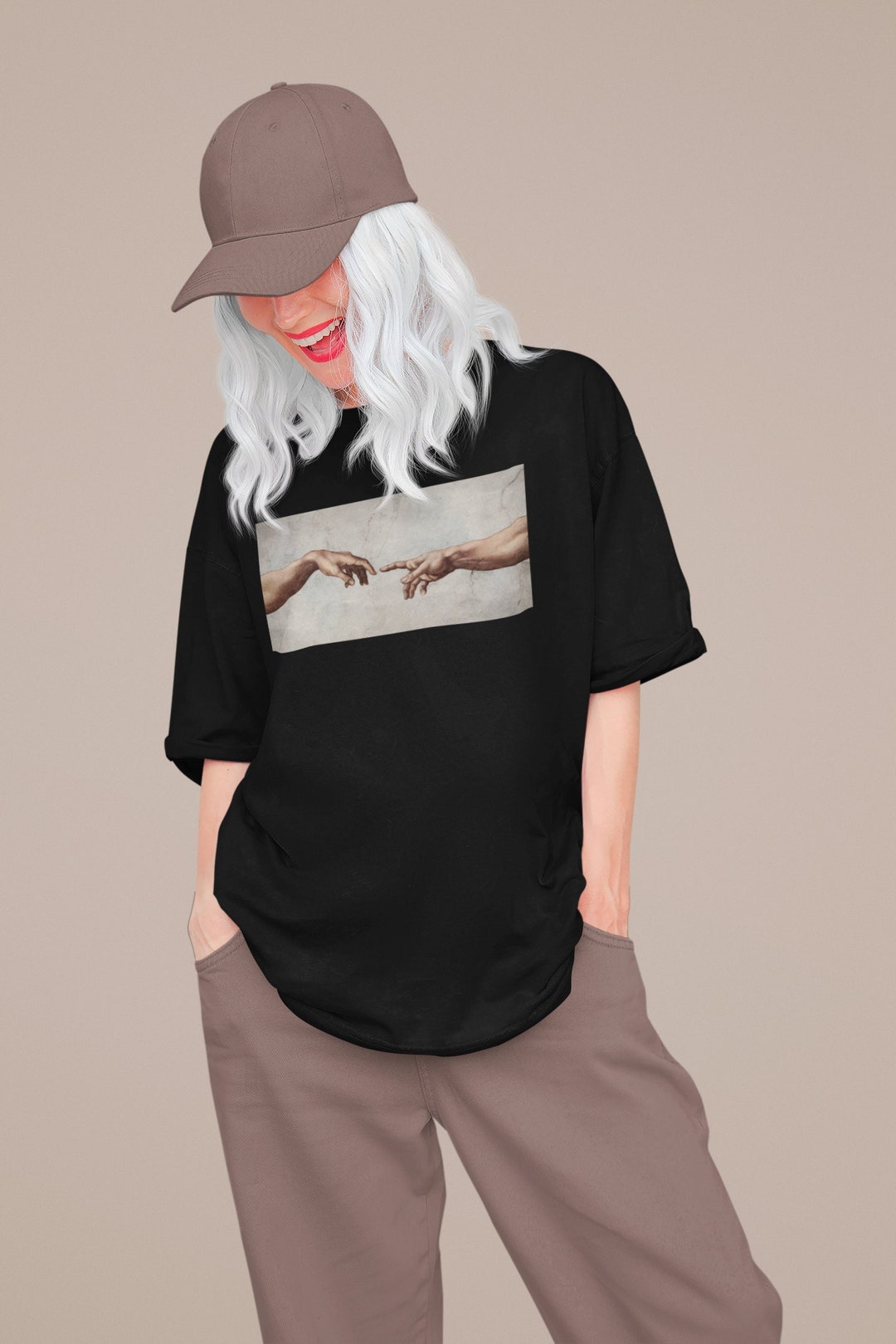 Creation of Adam Shirt, Michelangelo Tshirt, Art Shirt, Adams Hand ...