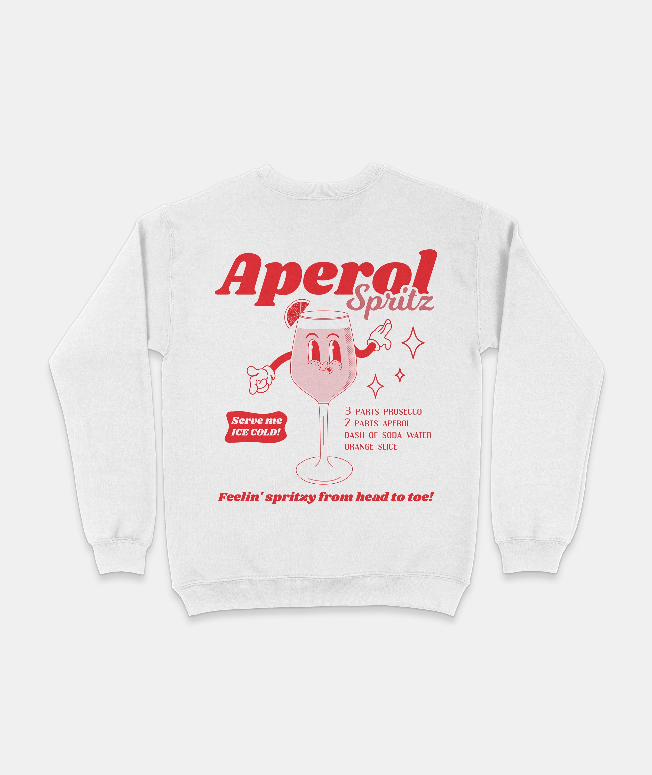 Aperol Spritz Sweatshirt, Unisex Sweater, Feeling Spritzy Sweatshirt ...
