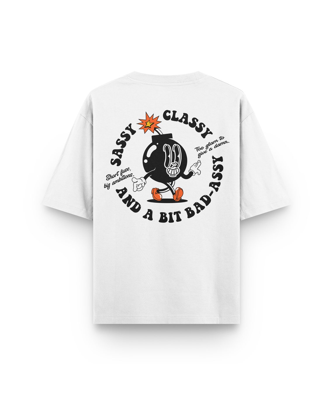 Oversized Bomb T-shirt: Sassy Classy Retro Pop Art Tee - Etsy