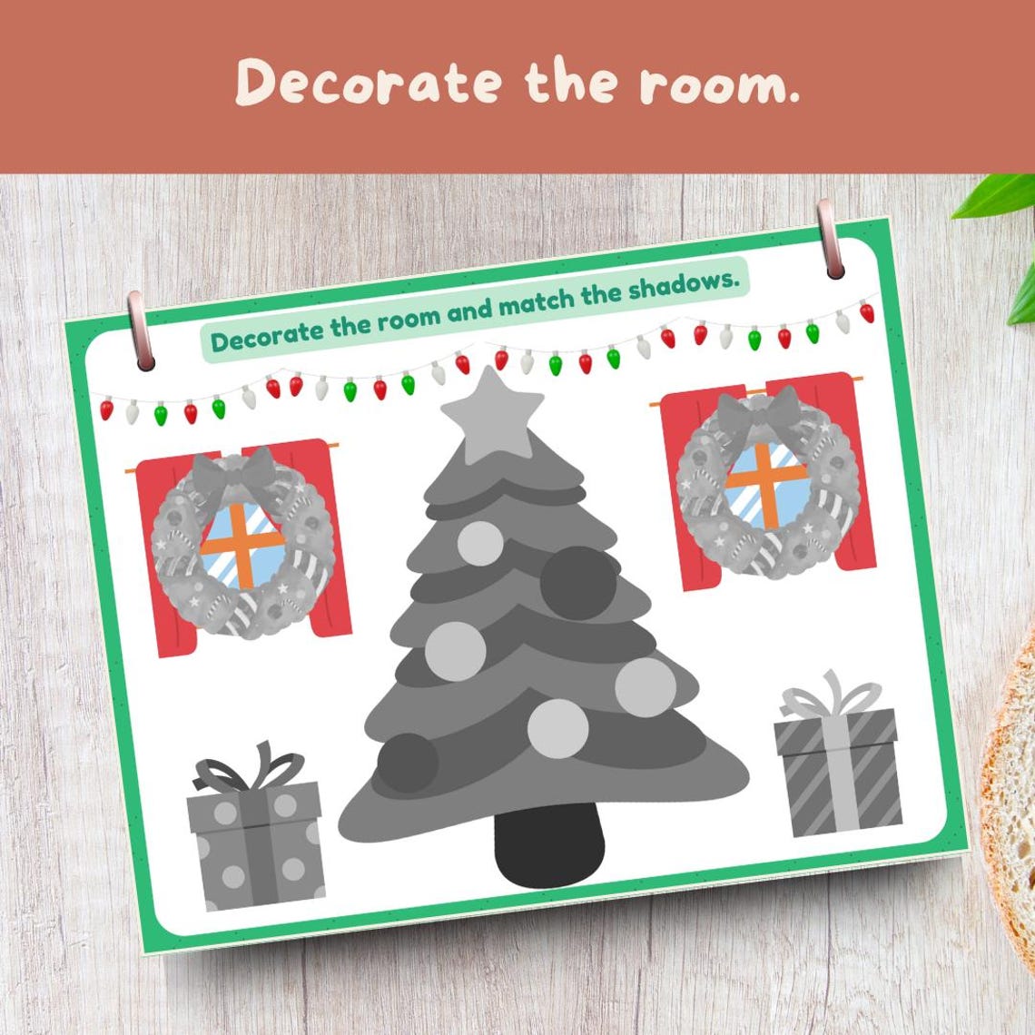 Toddler Quiet Book Christmas | Quiet Book | Toddler Busy Book Christmas ...