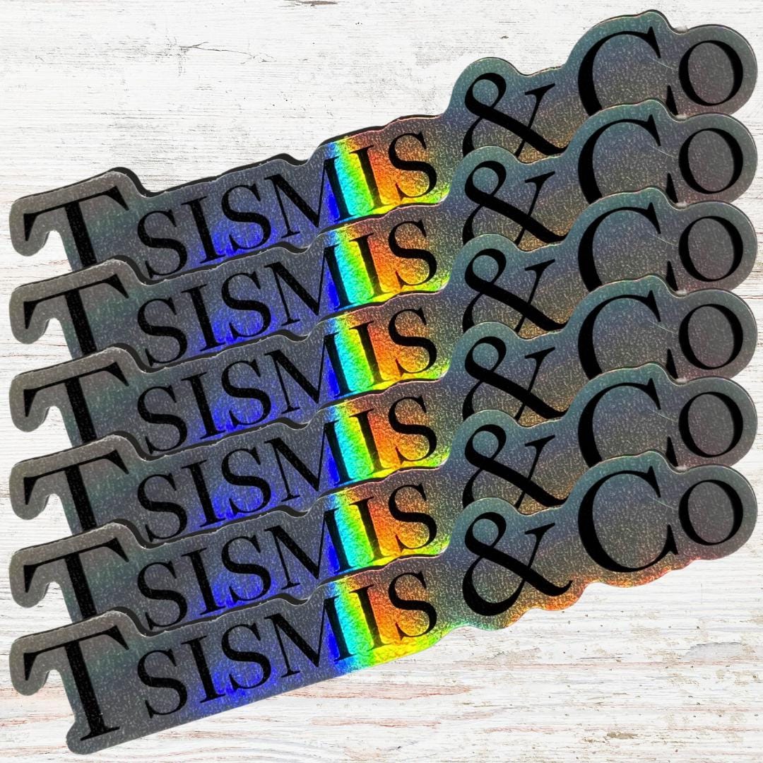 Tsismis & Co Holographic Sticker - Etsy
