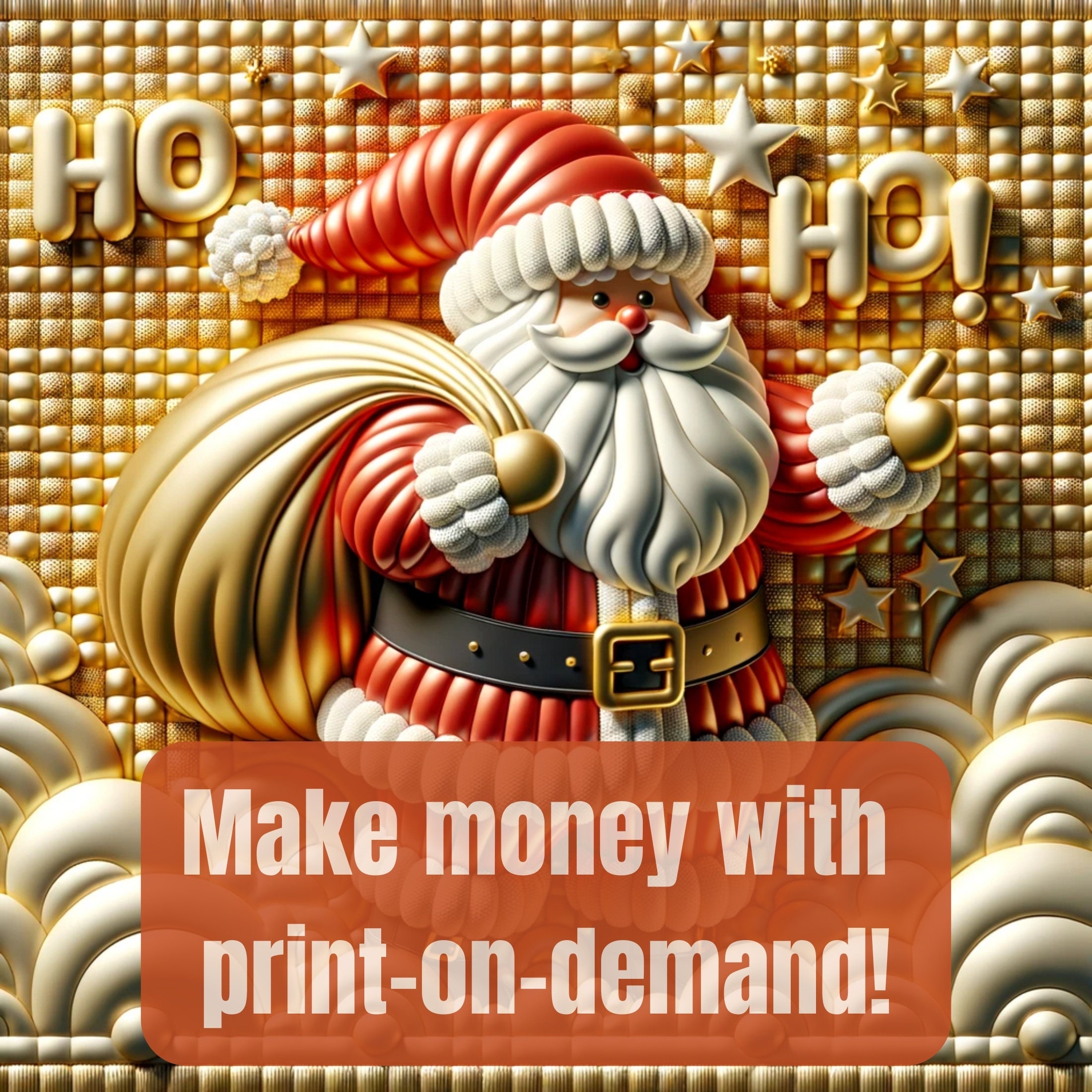 30 Dall-e 3 and Chatgpt Prompts "3d Puffy Christmas Patterns" Tumbler ...