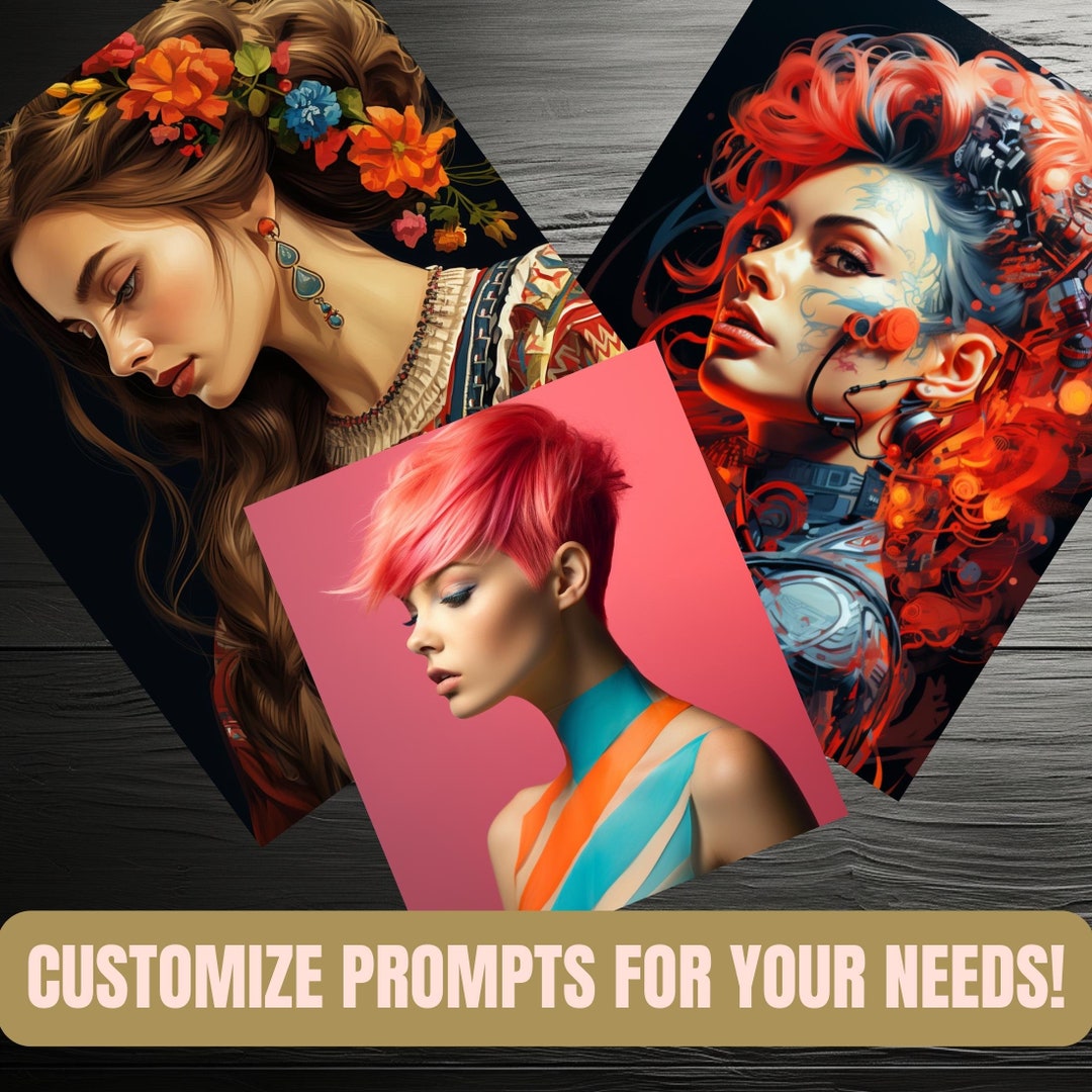 100 Artistic Women Portrait Prompts | Midjourney AI Art (PDF) - Etsy