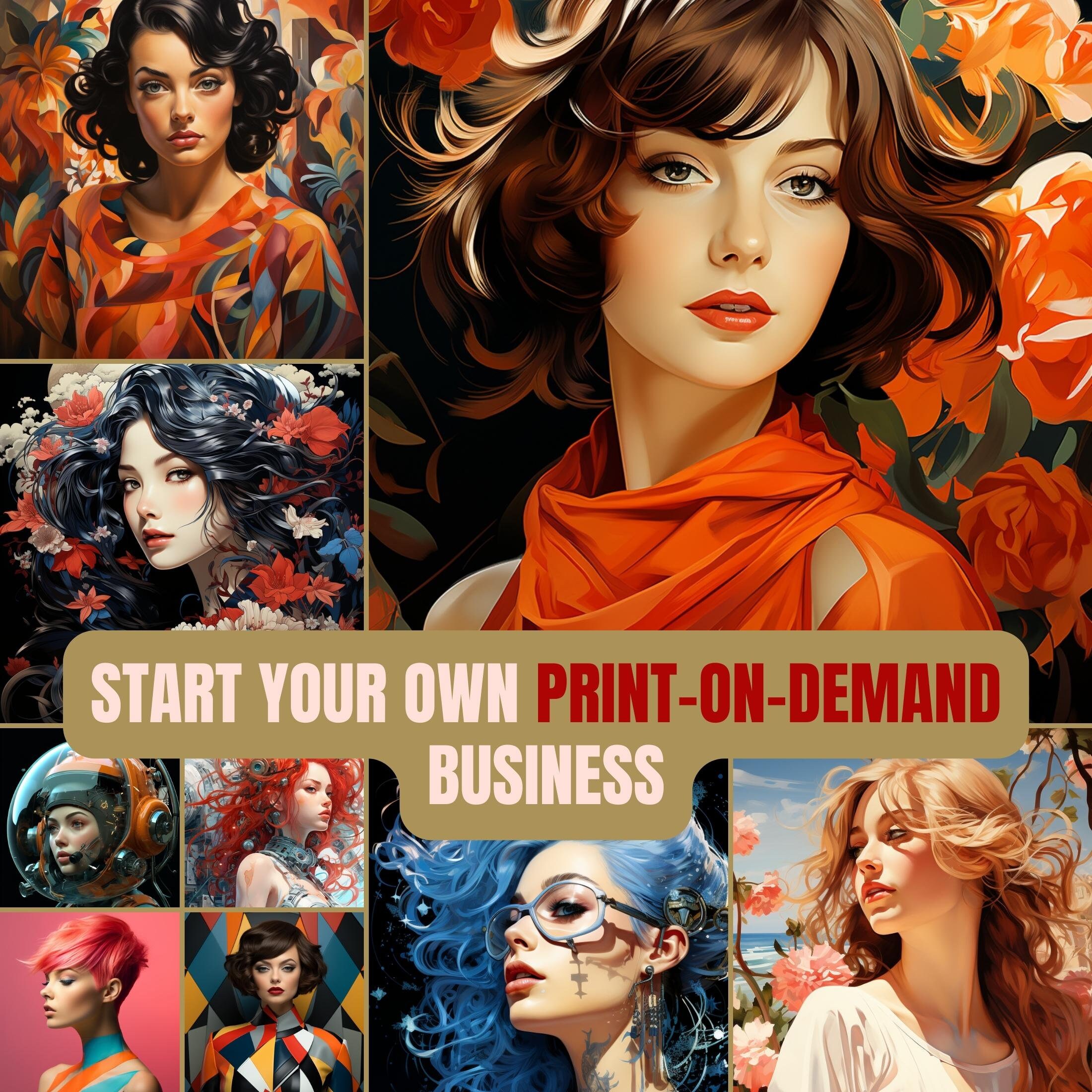 100 Artistic Women Portrait Prompts | Midjourney AI Art (PDF) - Etsy
