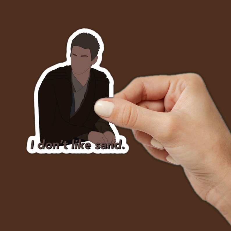 Anakin Skywalker Sand Meme Sticker - Etsy