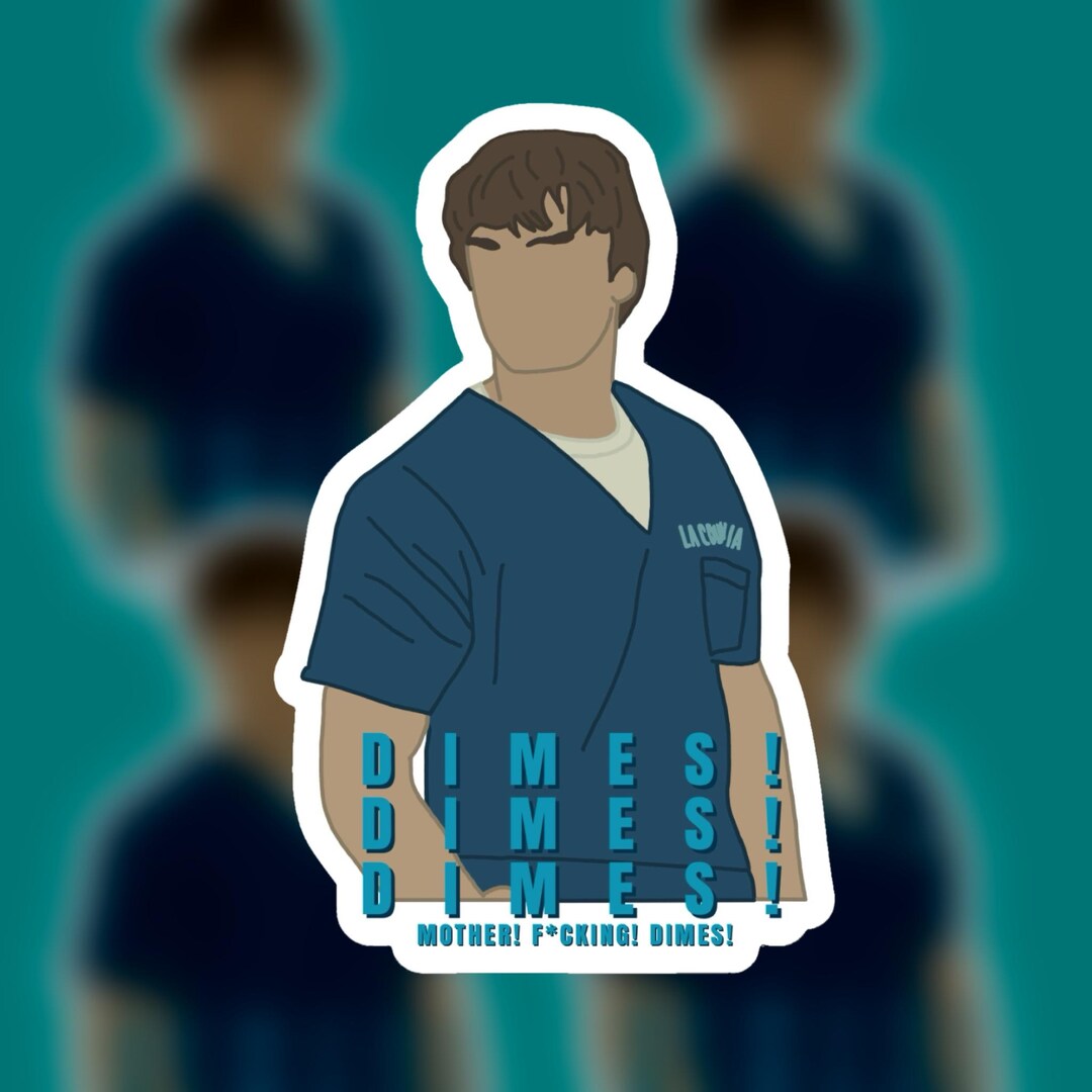 Nicholas Alexander Chavez Monsters Sticker “dimes! Dimes! Dimes!” - Etsy