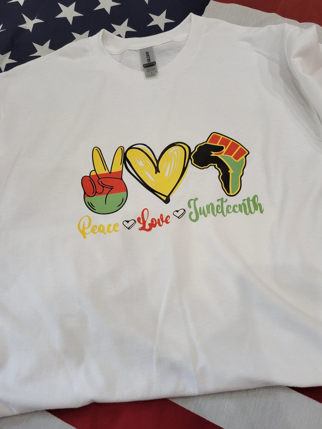 Peace, Love, & Juneteenth - Etsy