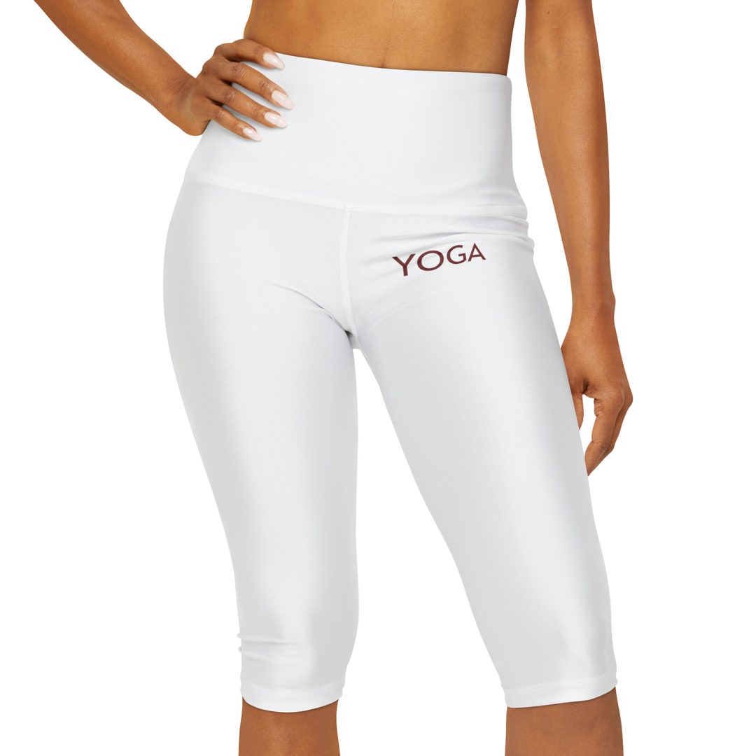 Yoga Workout Capri Leggings AOP - Etsy