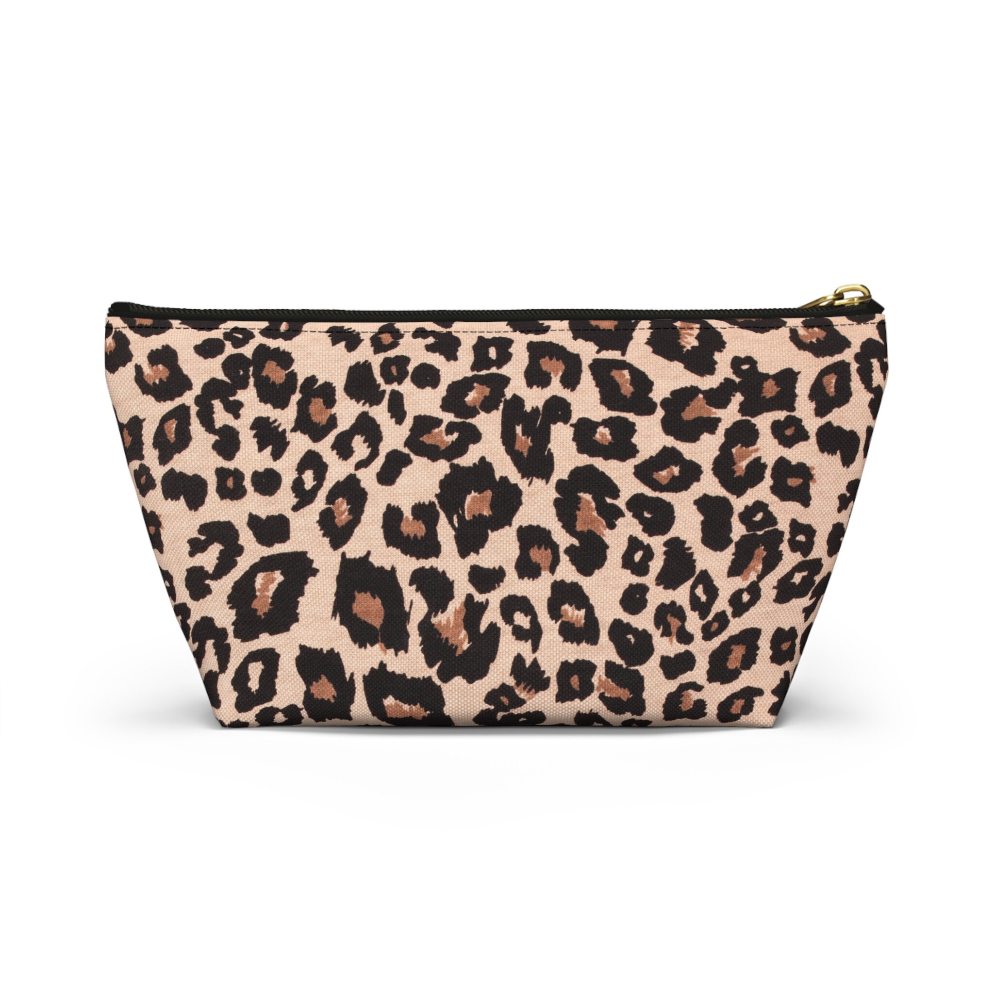 Leopard Accessory Pouch W T-bottom - Etsy Canada