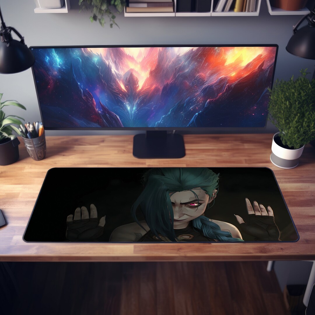 Explosive Jinx Desk Mat League of Legends Champion Perfect for Lol ...