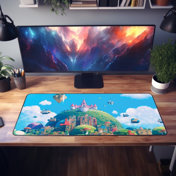 Super Mario Desk Mat - Etsy