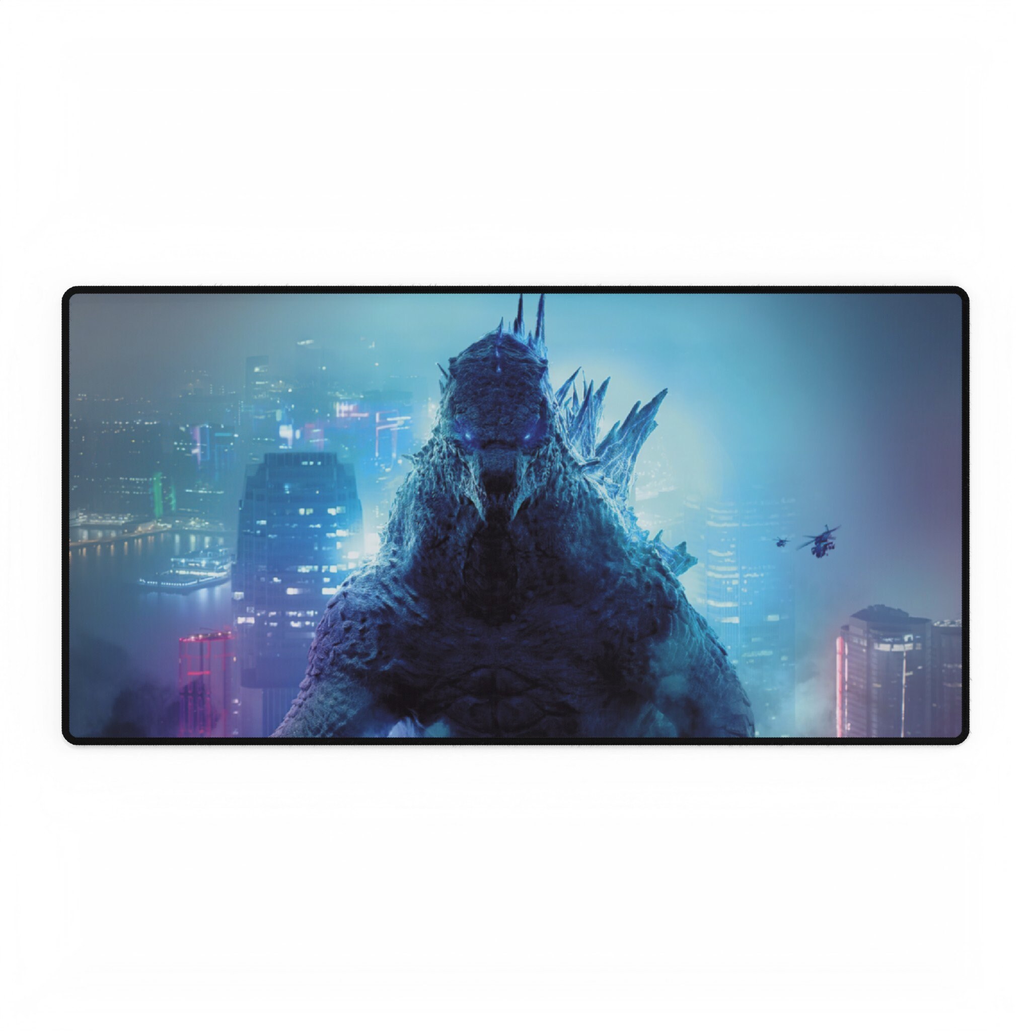 Godzilla City Attack Desk Mat Epic Kaiju Monster Rampage Scene Large ...
