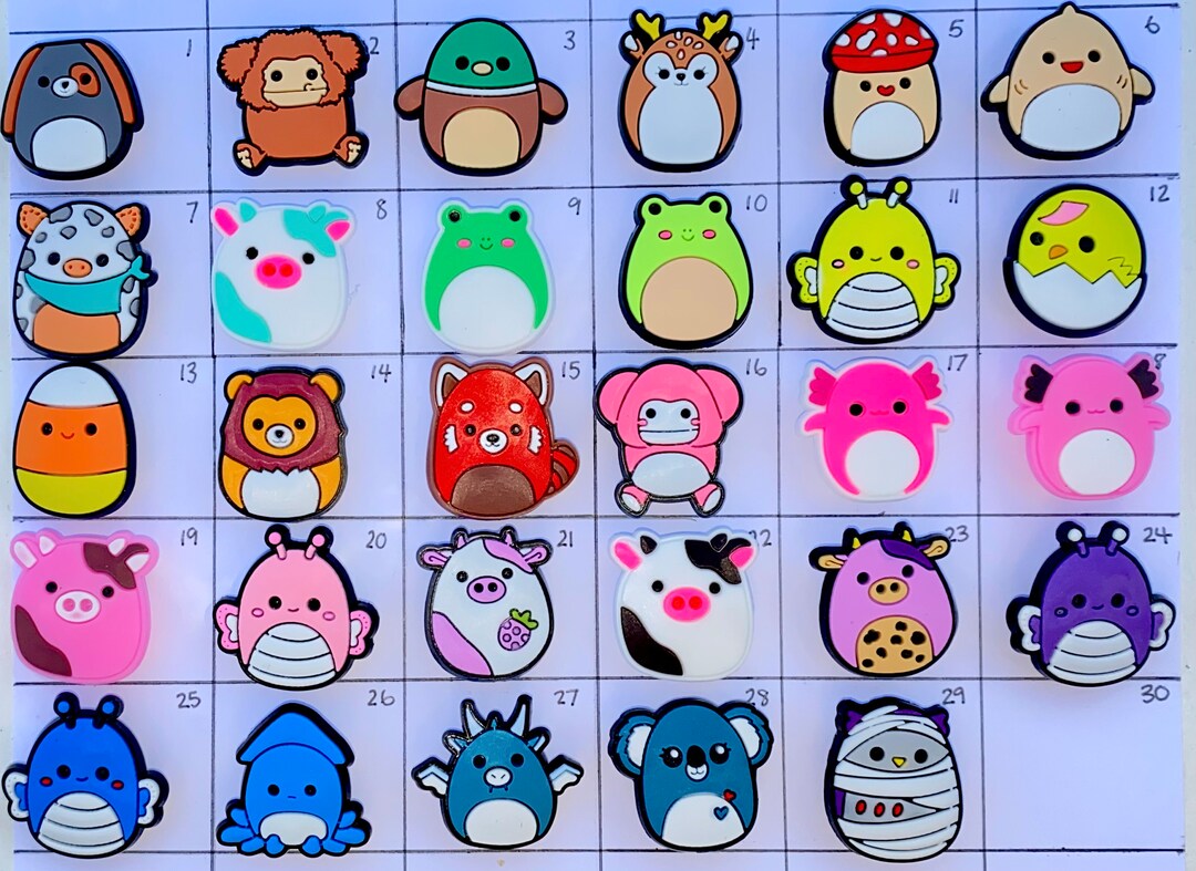 Squishmallow Croc Charms - Etsy Australia