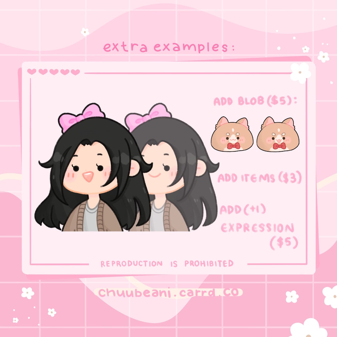 Cute Customized Pngtuber | Reactive Image for Discord | Digital Art ...