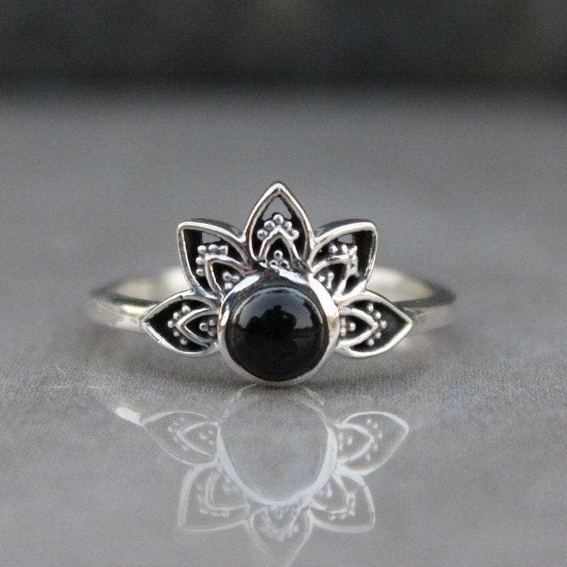 Lotus Ring - Etsy