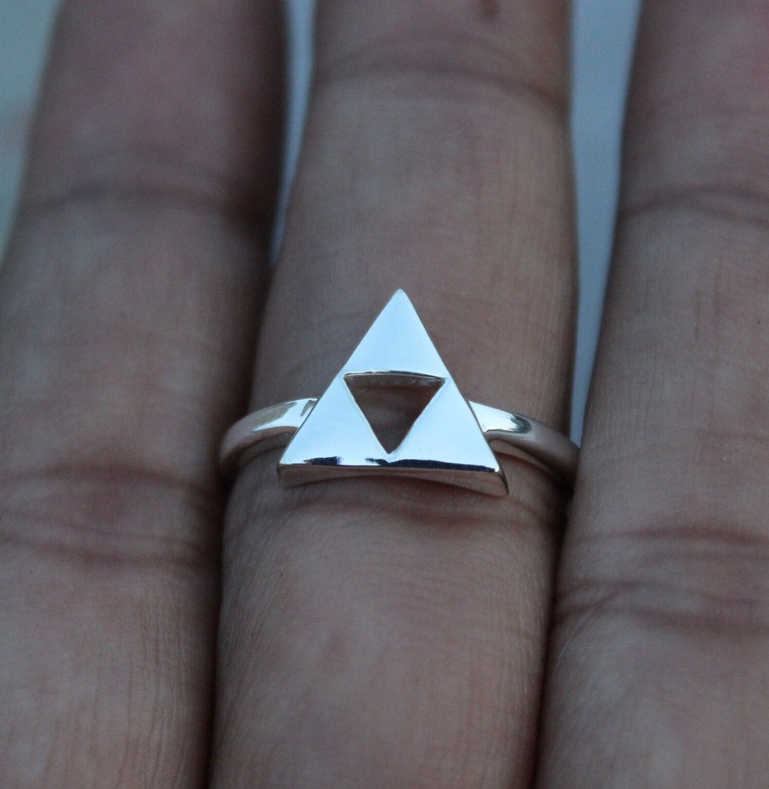 Legend of Zelda Triforce Ring, Triforce Ring, Zelda Gold Ring, Anime ...