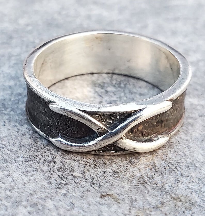 Goku Black Time Ring, Handmade Textured Oxidised Goku Ring, Eternal ...