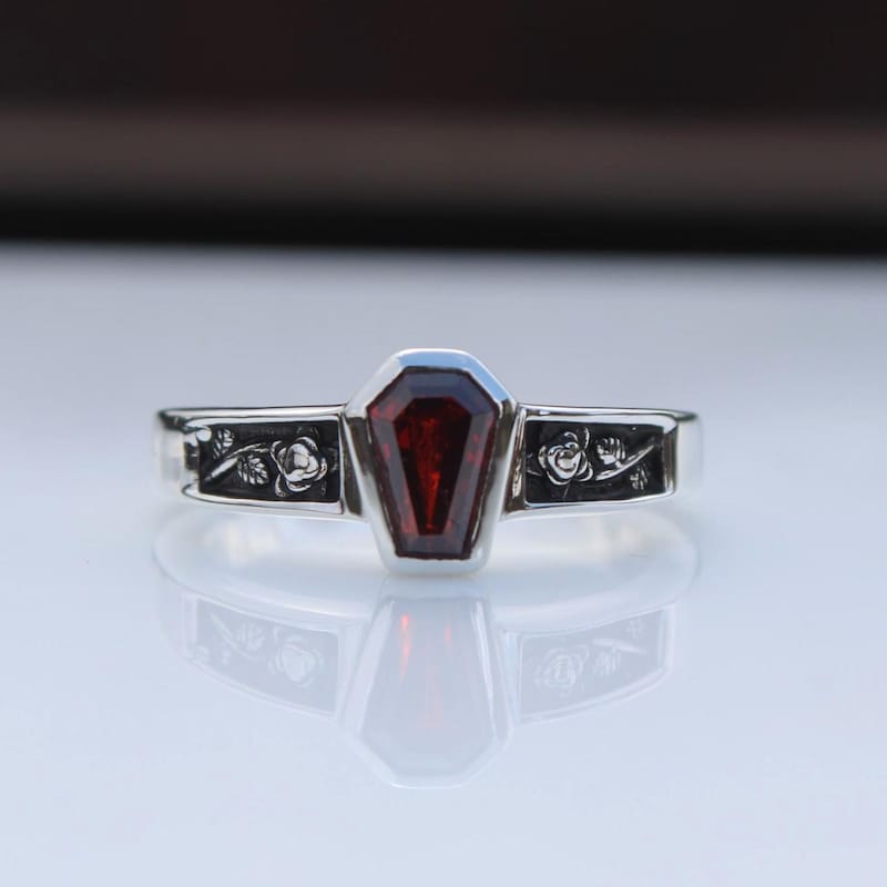 Coffin Ring Memorial Ring - Etsy