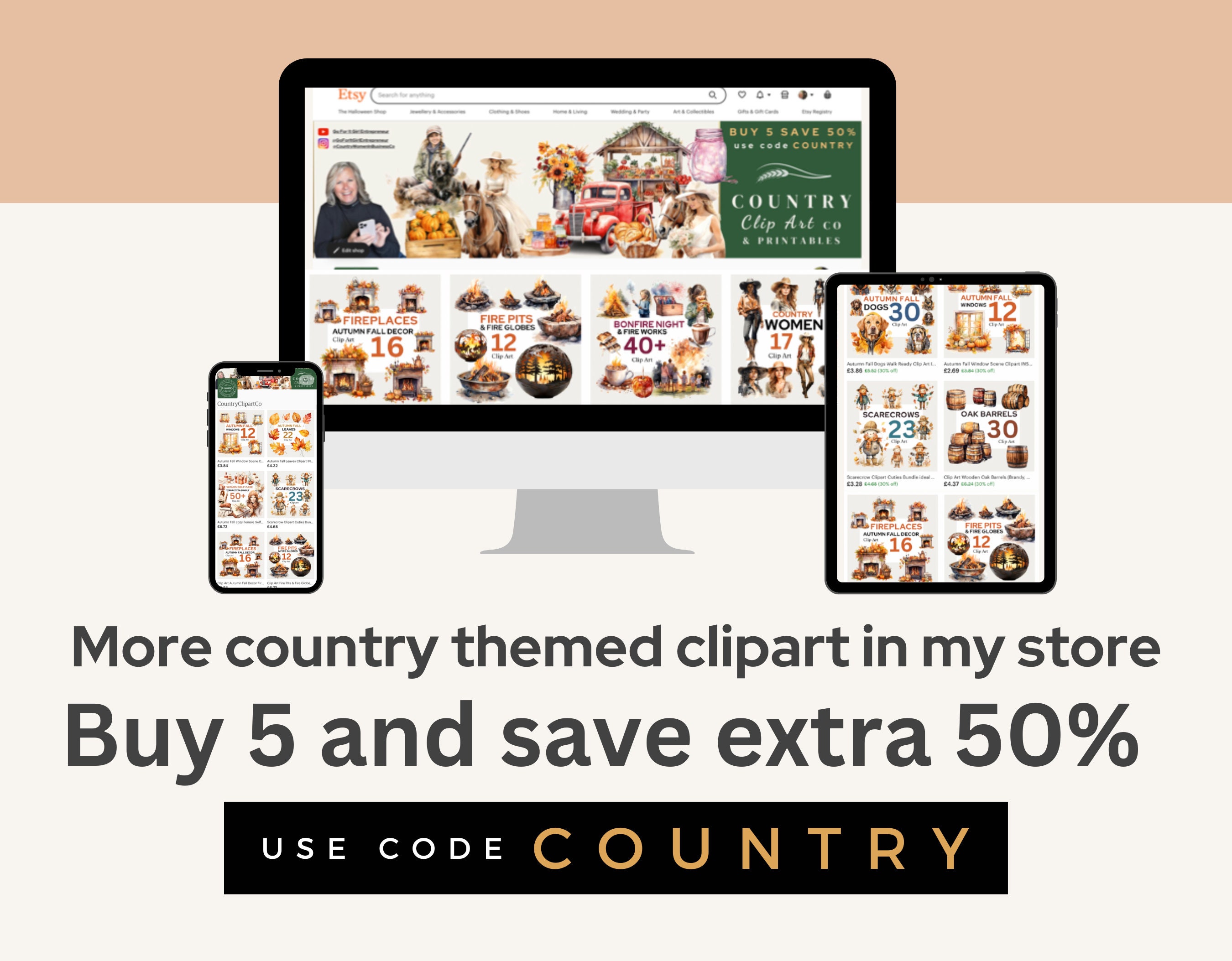 Autumn Fall Window Scene Clipart Set Cozy Autumn Fall - Etsy