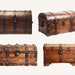 Wooden Trunk Clipart, Wooden Chest, Vintage Trunk Clipart Png, Rustic ...