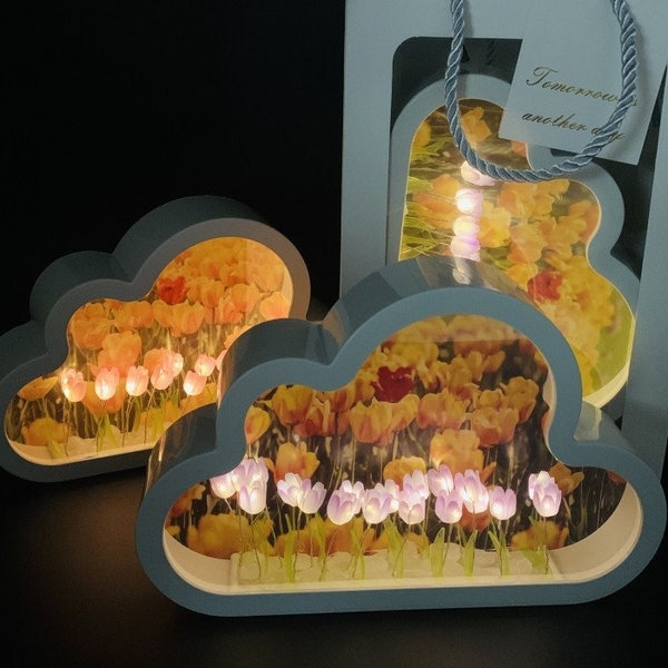 Cloud Tulip Night Light - Etsy