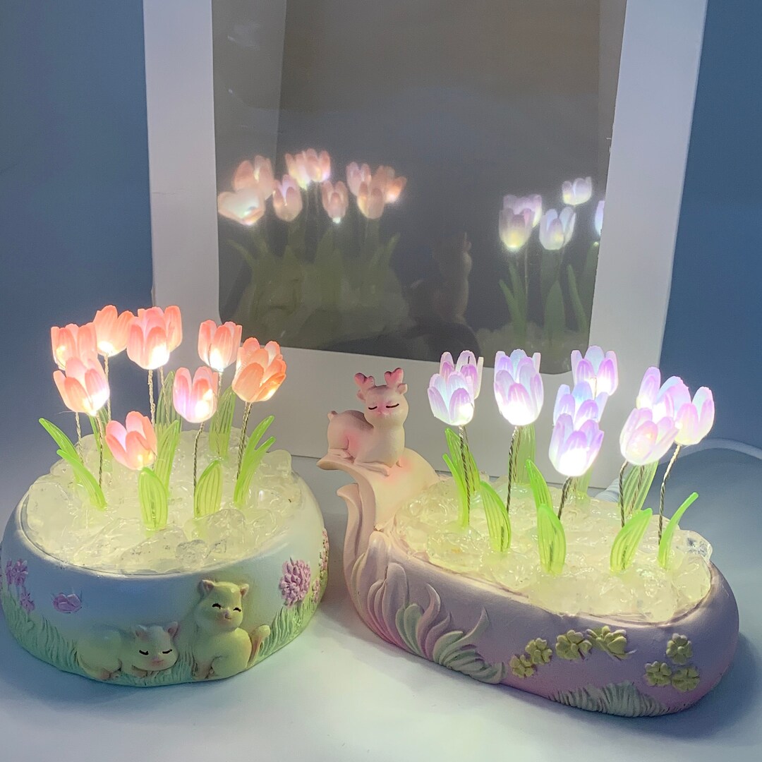 Tulip Night Lights, Cute Kittens, Deer Night Lights, Flower Night ...
