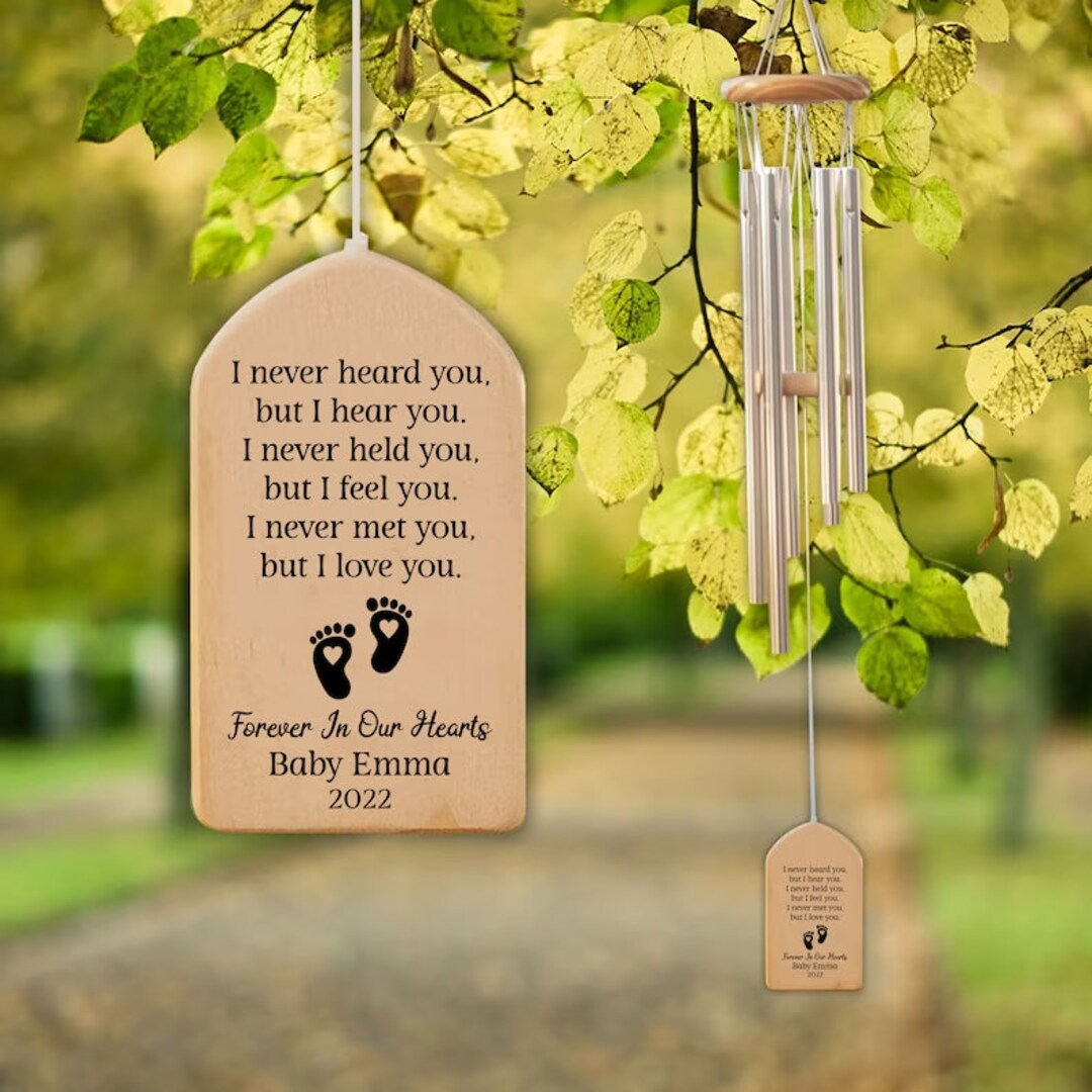 Personalized Baby Memorial Wind Chime Custom Child Loss - Etsy