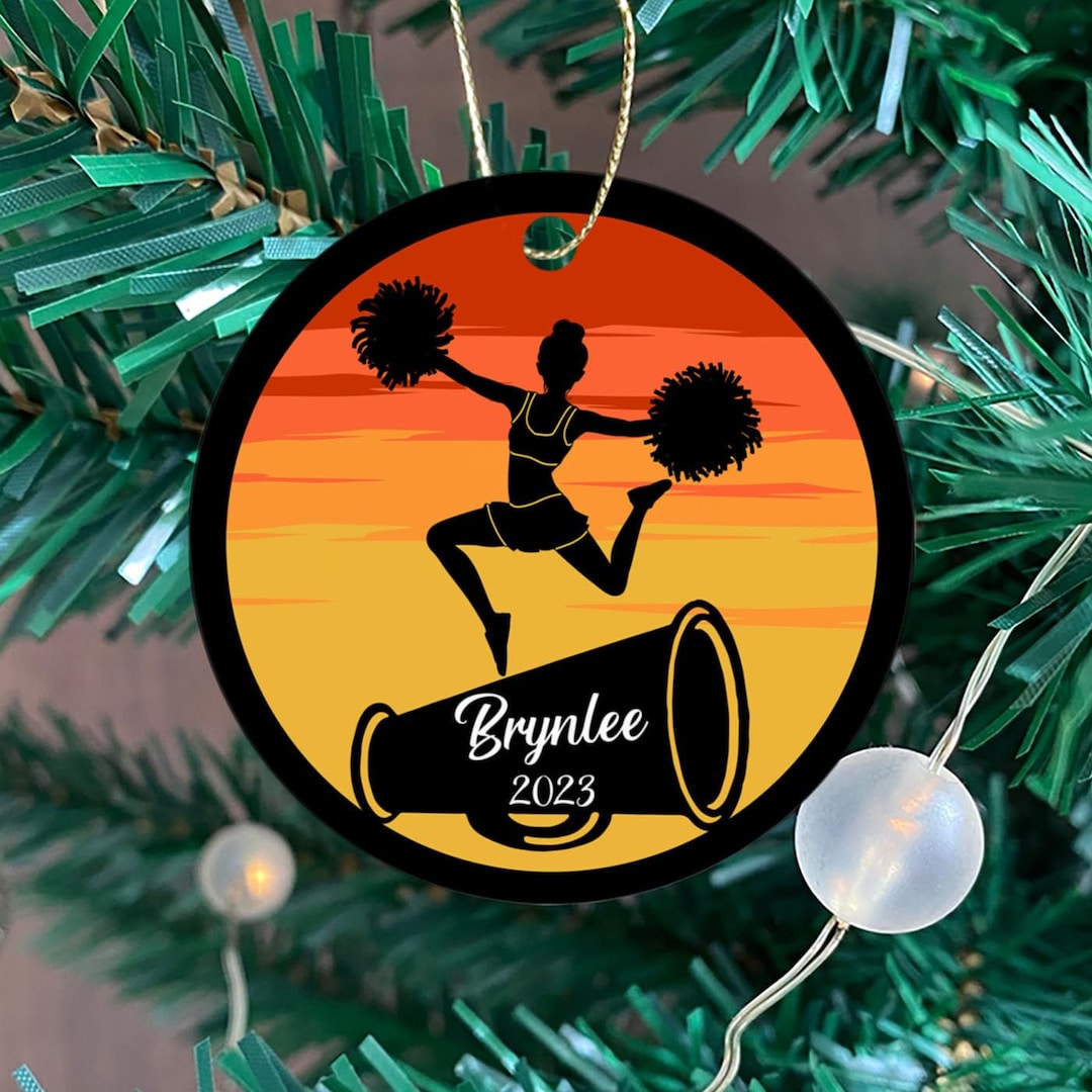 Personalized Cheerleader Ornament Gift for Cheerleader - Etsy