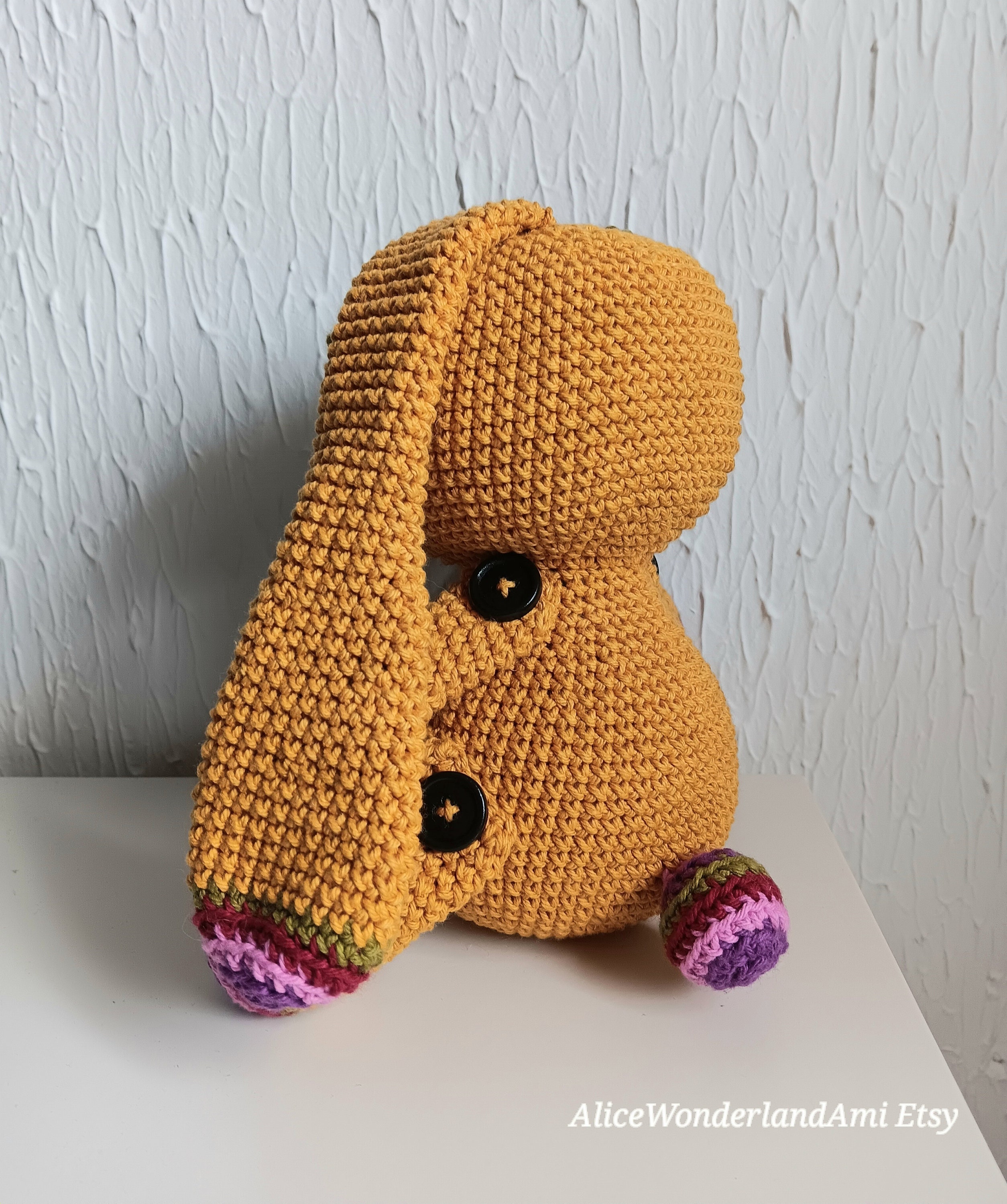 PDF DIGITAL FILE Rainbow Bunny Pattern Crochet Amigurumi - Etsy