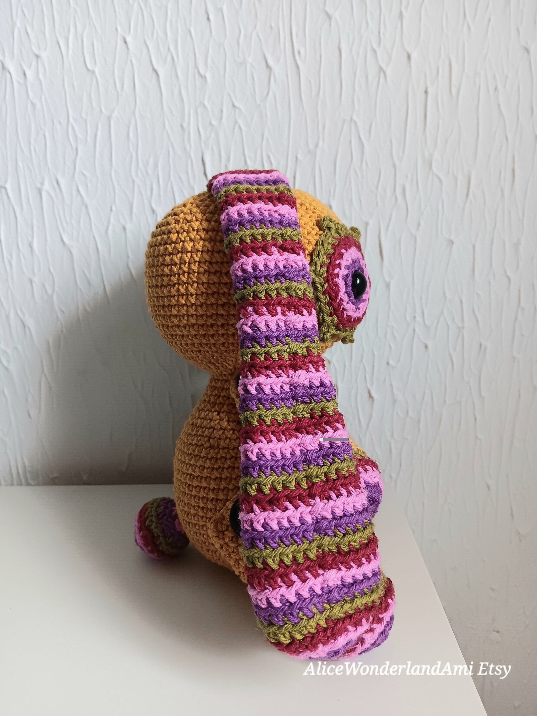 PDF DIGITAL FILE Rainbow Bunny Pattern Crochet Amigurumi - Etsy