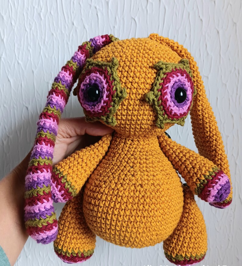 PDF DIGITAL FILE Rainbow Bunny Pattern Crochet Amigurumi - Etsy