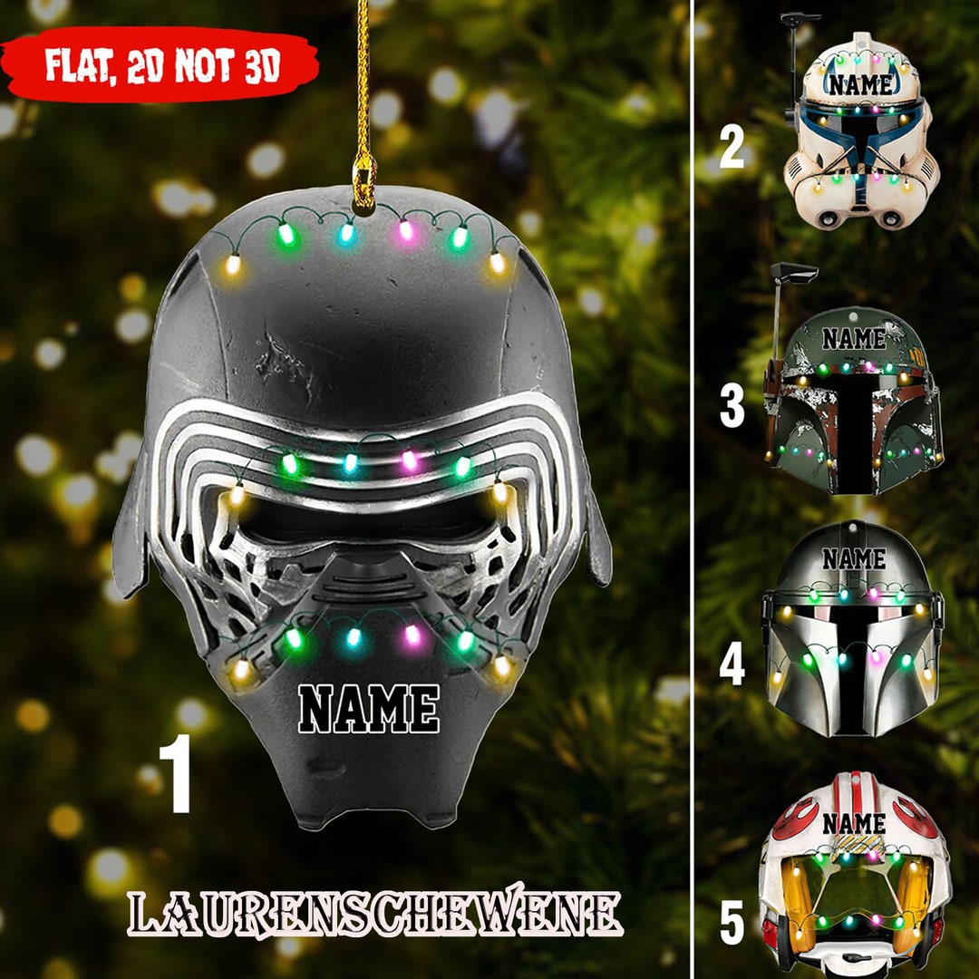 Personalized Combat Helmet Christmas Ornament Galaxy Helmet - Etsy
