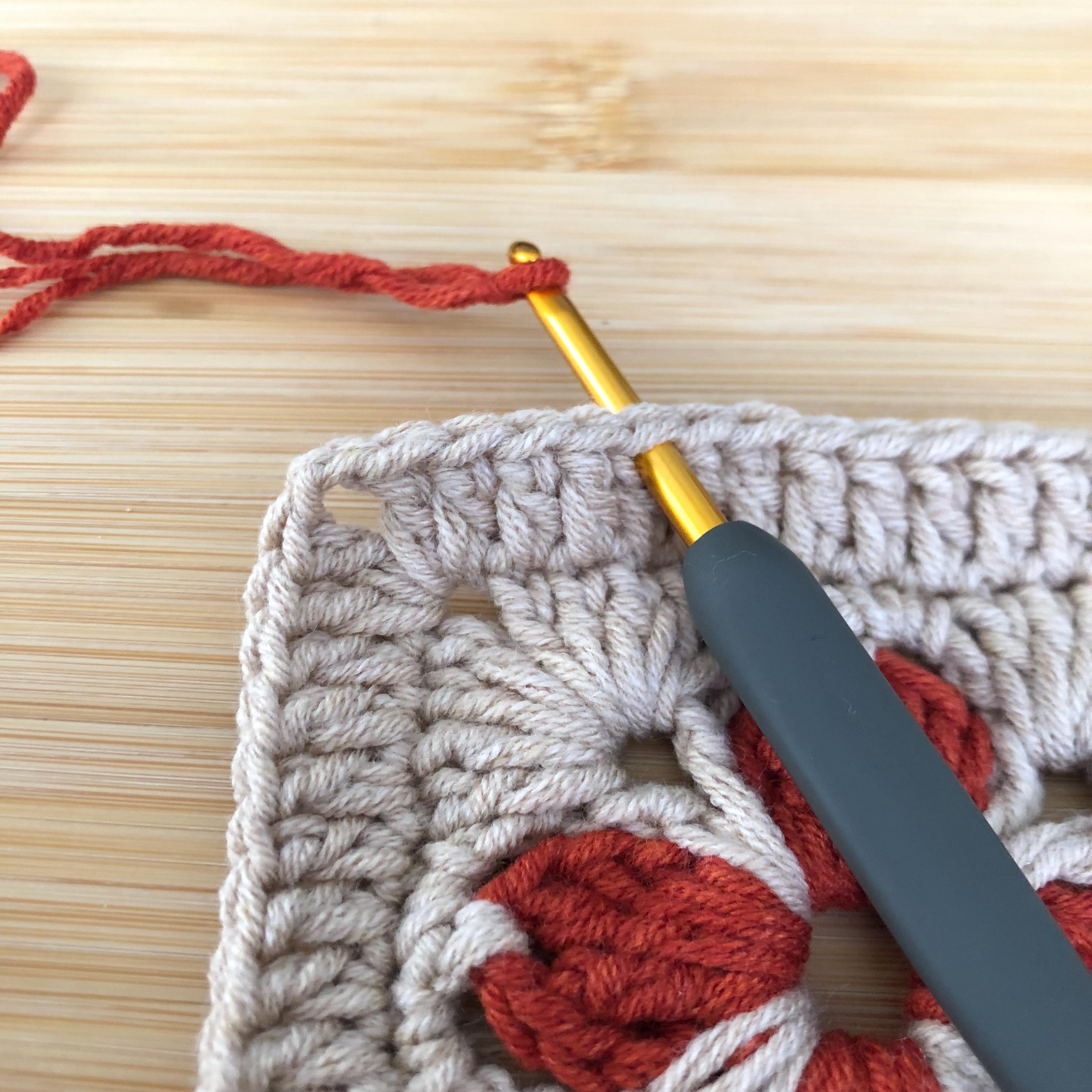 Crochet Granny Square Leaf Pattern - Etsy