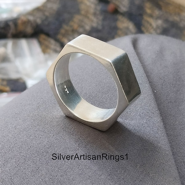 Hex Nut Ring - Etsy