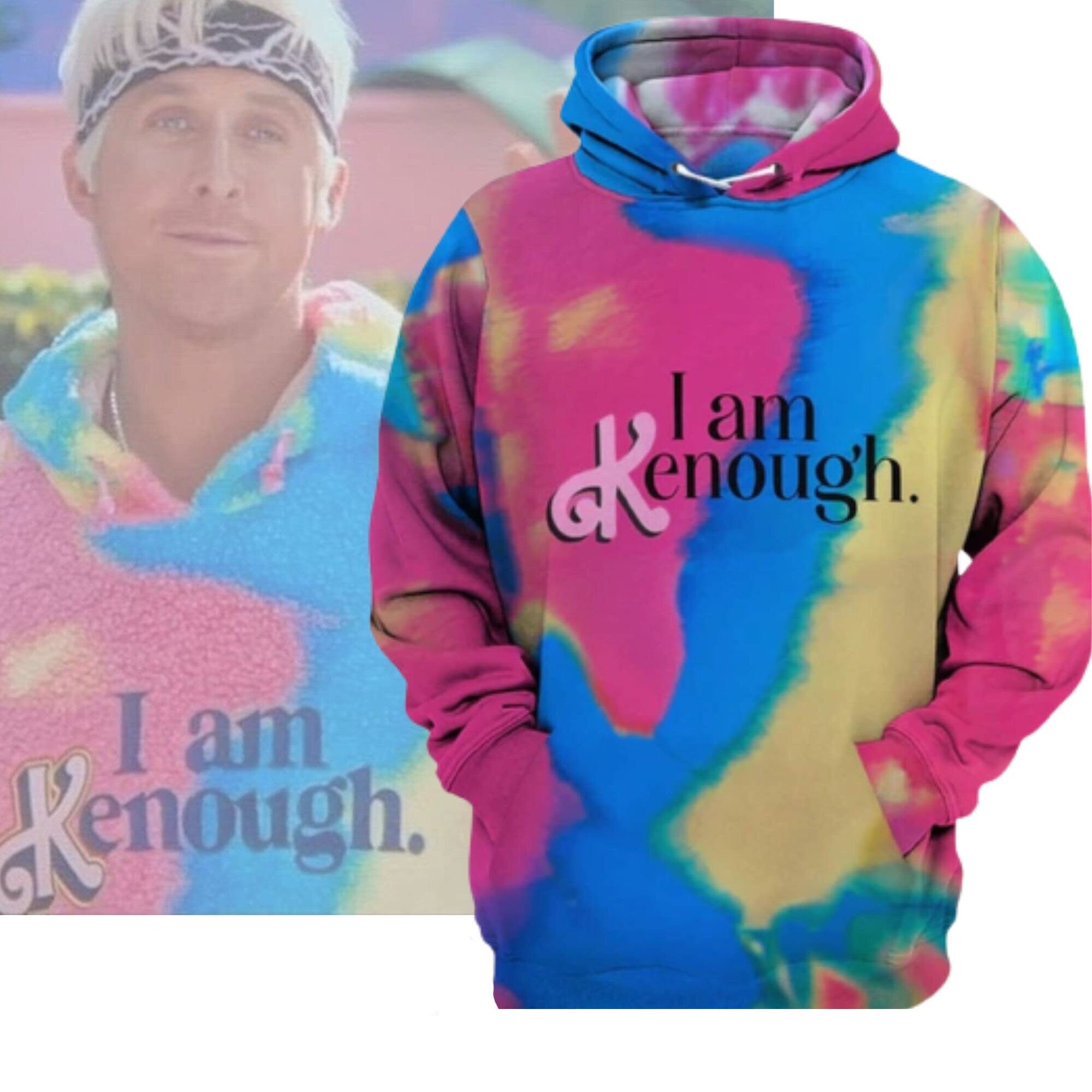 I Am Kenough Doll Movie Hoodie, I Am Kenough 3D Hoodie sold by Greek ...